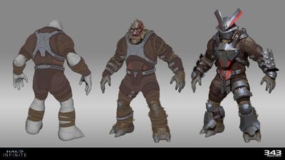 Jiralhanae Captain - Halopedia, the Halo wiki