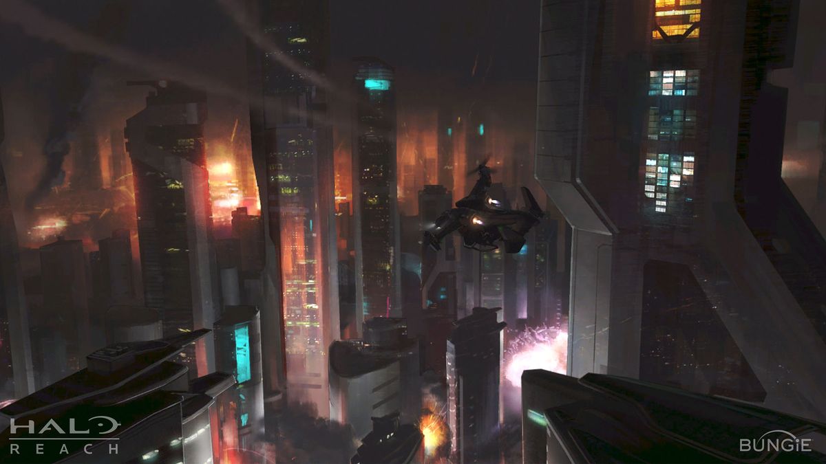 File:HR NewAlexandria Skyscrapers Concept.jpg - Halopedia, the Halo wiki