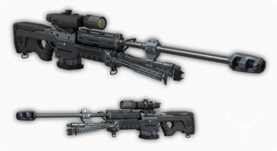 SRS99-AM sniper rifle - Weapon - Halopedia, the Halo wiki