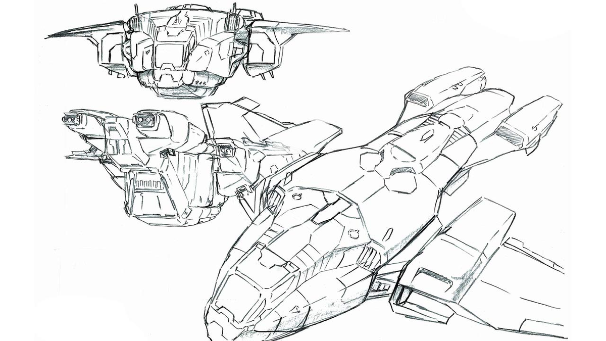 File:Prototype Pelican Concept.png - Halopedia, the Halo wiki