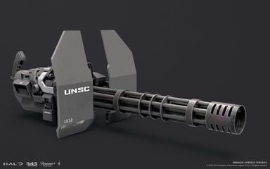 AIE-486H heavy machine gun - Weapon - Halopedia, the Halo wiki