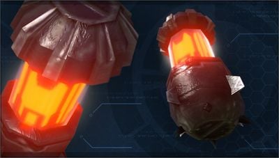 Orgudam Workshop Firebomb - Weapon - Halopedia, the Halo wiki