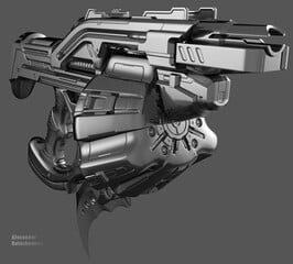 Ukala Workshop Breach Pistol - Weapon - Halopedia, the Halo wiki