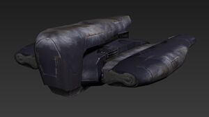 R'ea'kuk-pattern command shuttle - Vehicle - Halopedia, the Halo wiki