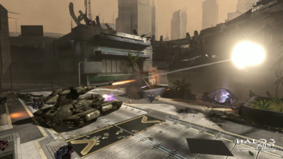 Kizingo Boulevard - Campaign level - Halo 3: ODST - Halopedia, the Halo ...