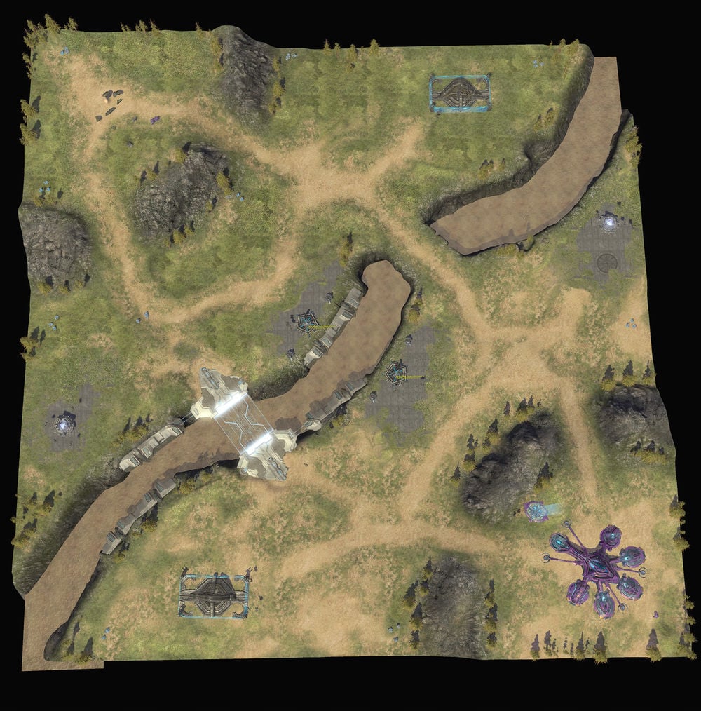 Archive:Halowars.com/Skirmish Maps/1v1 Maps - Halopedia, the Halo wiki