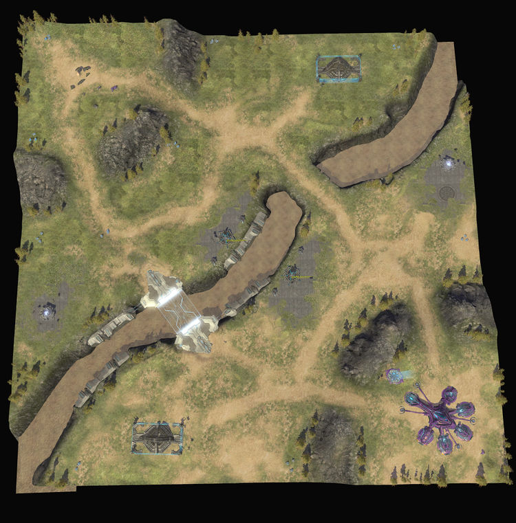 Archive:Halowars.com/Skirmish Maps/1v1 Maps - Halopedia, the Halo wiki