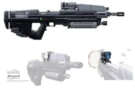 MA37 assault rifle - Weapon - Halopedia, the Halo wiki