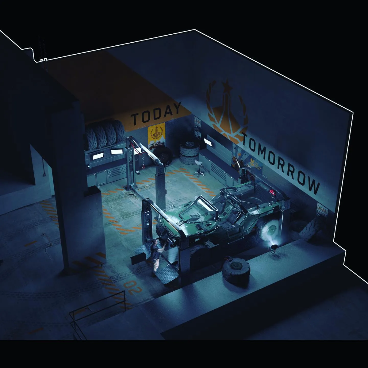 File:HTV WarthogGarage Concept 4.png - Halopedia, the Halo wiki