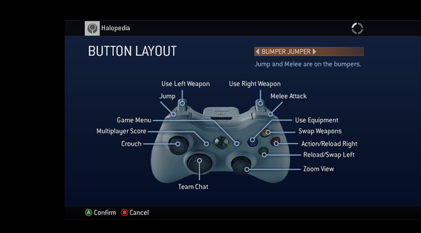 H3:Control schemes - Halopedia, the Halo wiki