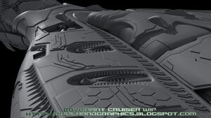 Zanar-pattern light cruiser - Ship class - Halopedia, the Halo wiki