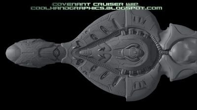Zanar-pattern light cruiser - Ship class - Halopedia, the Halo wiki