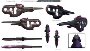 Vostu-pattern carbine - Weapon - Halopedia, the Halo wiki