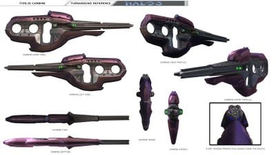 Vostu-pattern carbine - Weapon - Halopedia, the Halo wiki