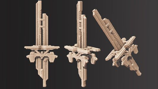 Erőd-class orbital weapon platform - Ship class - Halopedia, the Halo wiki