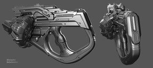Ukala Workshop Breach Pistol - Weapon - Halopedia, the Halo wiki