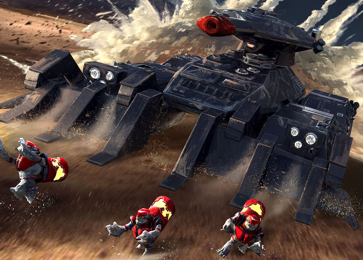 Lockdown Scorpion - Vehicle - Halopedia, the Halo wiki