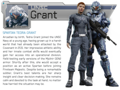 Tedra Grant - Character - Halopedia, the Halo wiki