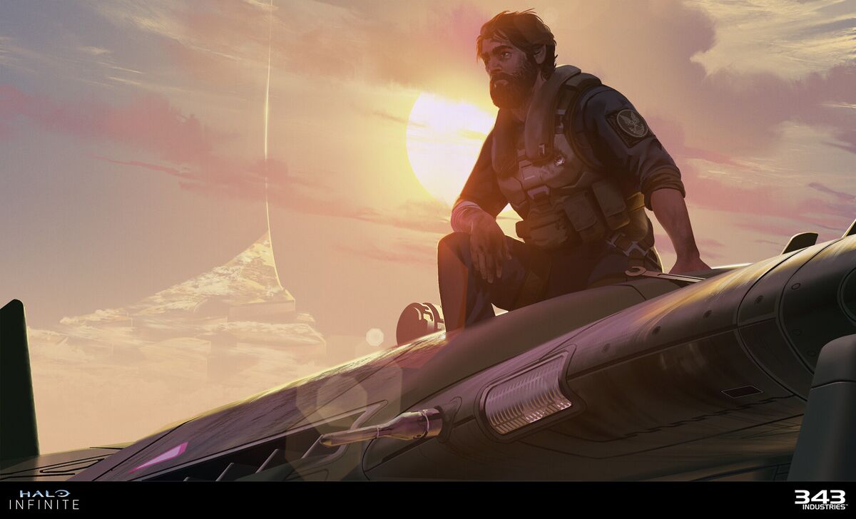 File:HINF Concept Pilot on Pelican Wing.jpg - Halopedia, the Halo wiki
