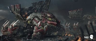 Gydrozka Workshop Siege Crawler - Vehicle - Halopedia, the Halo wiki