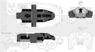 M650 Mastodon - Vehicle - Halopedia, the Halo wiki