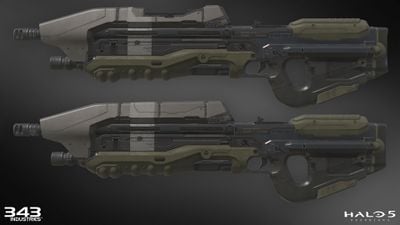 MA5D assault rifle - Weapon - Halopedia, the Halo wiki