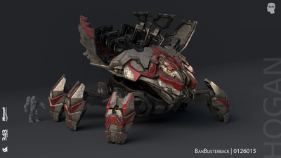 Gydrozka Workshop Siege Crawler - Vehicle - Halopedia, the Halo wiki