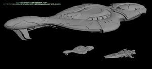 Zanar-pattern light cruiser - Ship class - Halopedia, the Halo wiki
