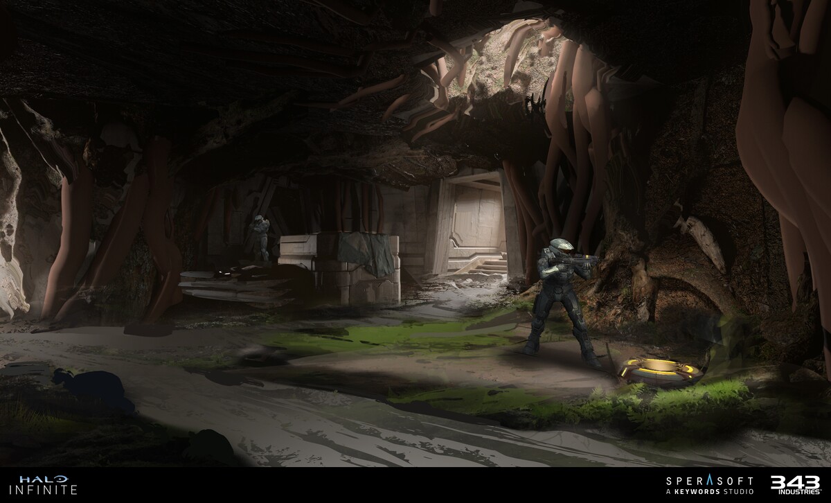 File:HINF Concept ForestCave1.jpg - Halopedia, the Halo wiki