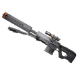 SRS99-S7 AM sniper rifle - Weapon - Halopedia, the Halo wiki