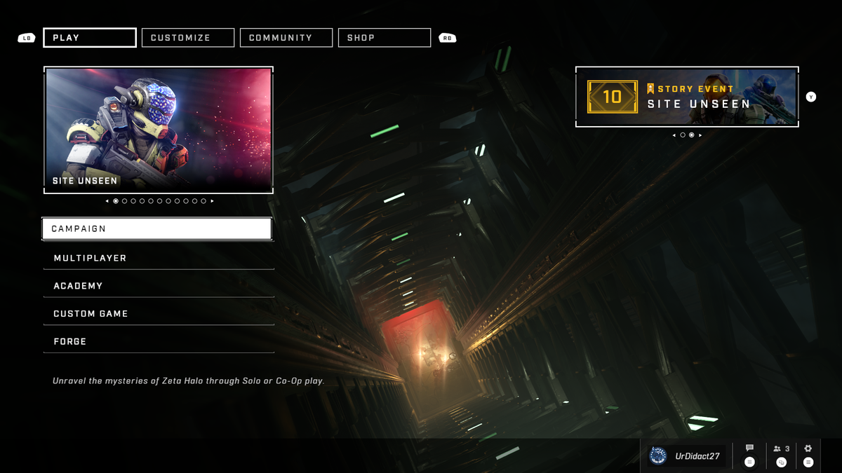 File:HI-S3MainMenu Post-SiteUnseen.png - Halopedia, the Halo wiki