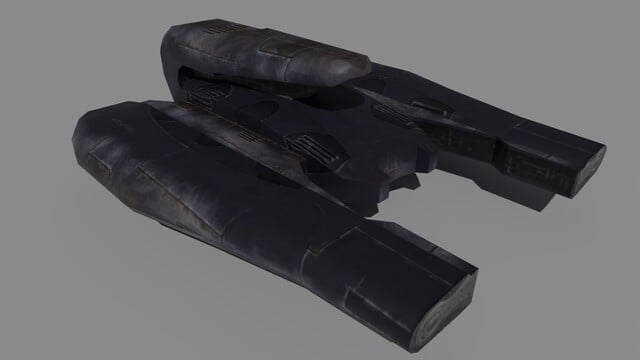 R'ea'kuk-pattern command shuttle - Vehicle - Halopedia, the Halo wiki