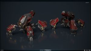 Barakuza Workshop Siege-Crawler - Vehicle - Halopedia, the Halo wiki