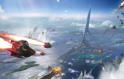 Covenant starship - Halopedia, the Halo wiki
