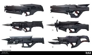 Flaktura Workshop Heavy Speargun - Weapon - Halopedia, the Halo wiki