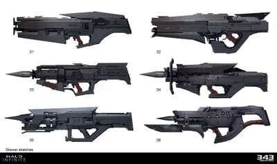 Flaktura Workshop Heavy Speargun - Weapon - Halopedia, the Halo wiki