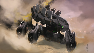 Gydrozka Workshop Siege Crawler - Vehicle - Halopedia, the Halo wiki