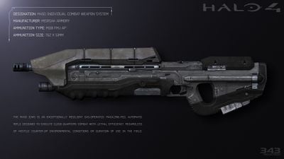 MA5D assault rifle - Weapon - Halopedia, the Halo wiki