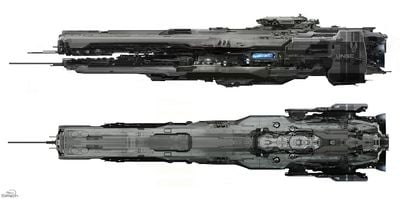 Strident-class heavy frigate - Ship class - Halopedia, the Halo wiki