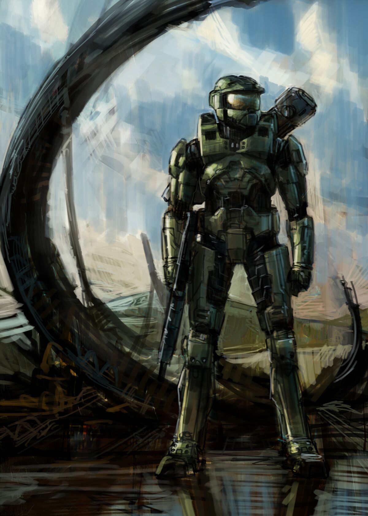File:H3 MagCoverSketch.jpg - Halopedia, the Halo wiki