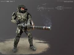 AIE-486H heavy machine gun - Weapon - Halopedia, the Halo wiki