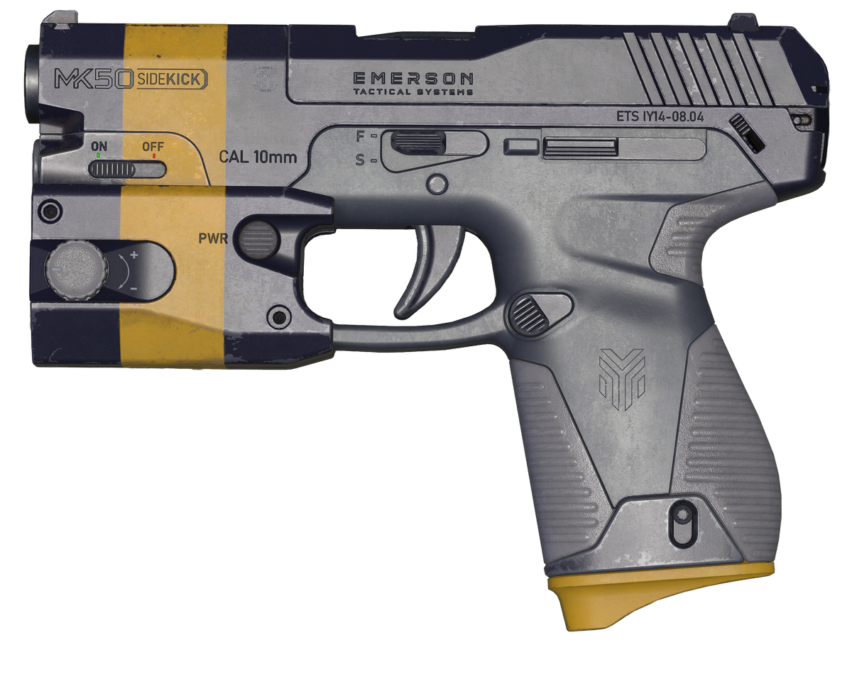 Striker Sidekick - Weapon - Halopedia, the Halo wiki