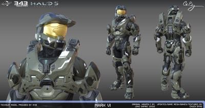 MJOLNIR Powered Assault Armor/Mark VI - Armor - Halopedia, the Halo wiki
