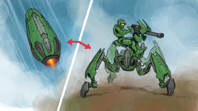 Quad walker - Vehicle - Halopedia, the Halo wiki