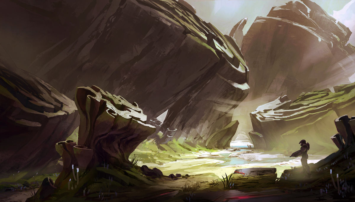 File:H5G - Forerunner mountains 1.jpg - Halopedia, the Halo wiki