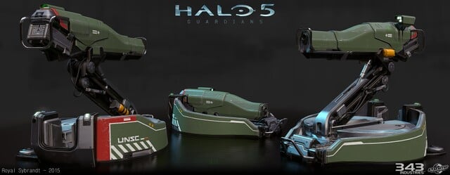 M3045 deployable automated turret - Weapon - Halopedia, the Halo wiki