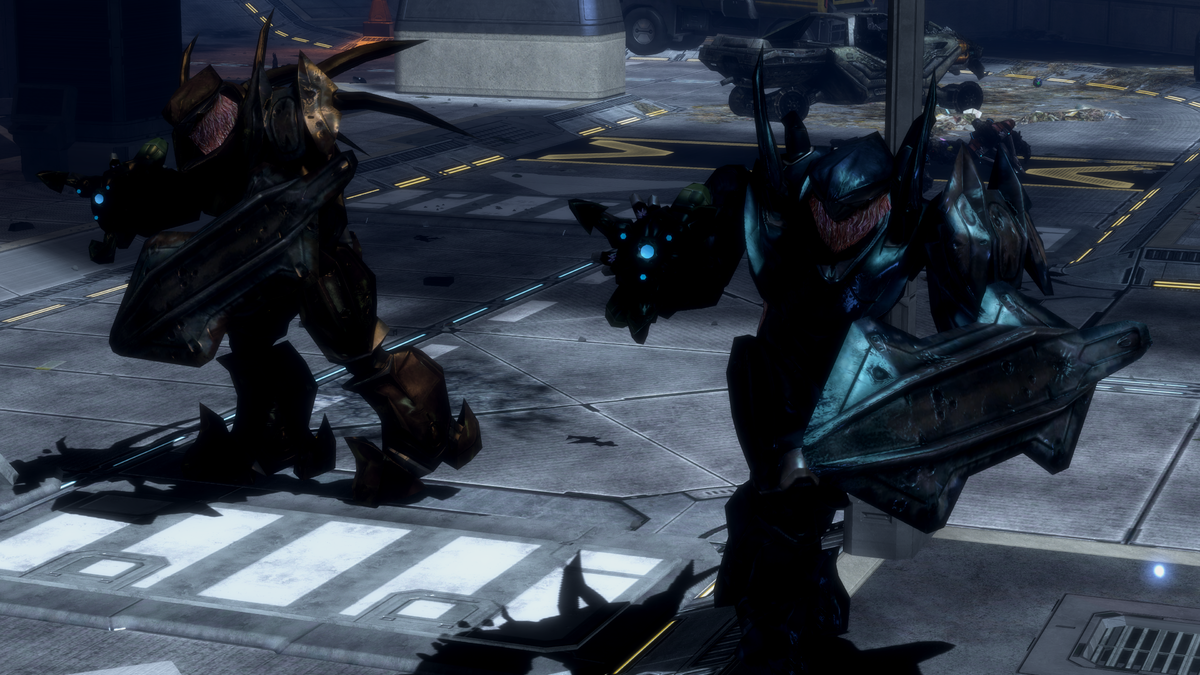 File:HTMCC-H3ODST DifferentHunters.png - Halopedia, the Halo wiki