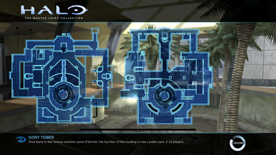 Ivory Tower - Multiplayer map - Halo 2 - Halopedia, the Halo wiki