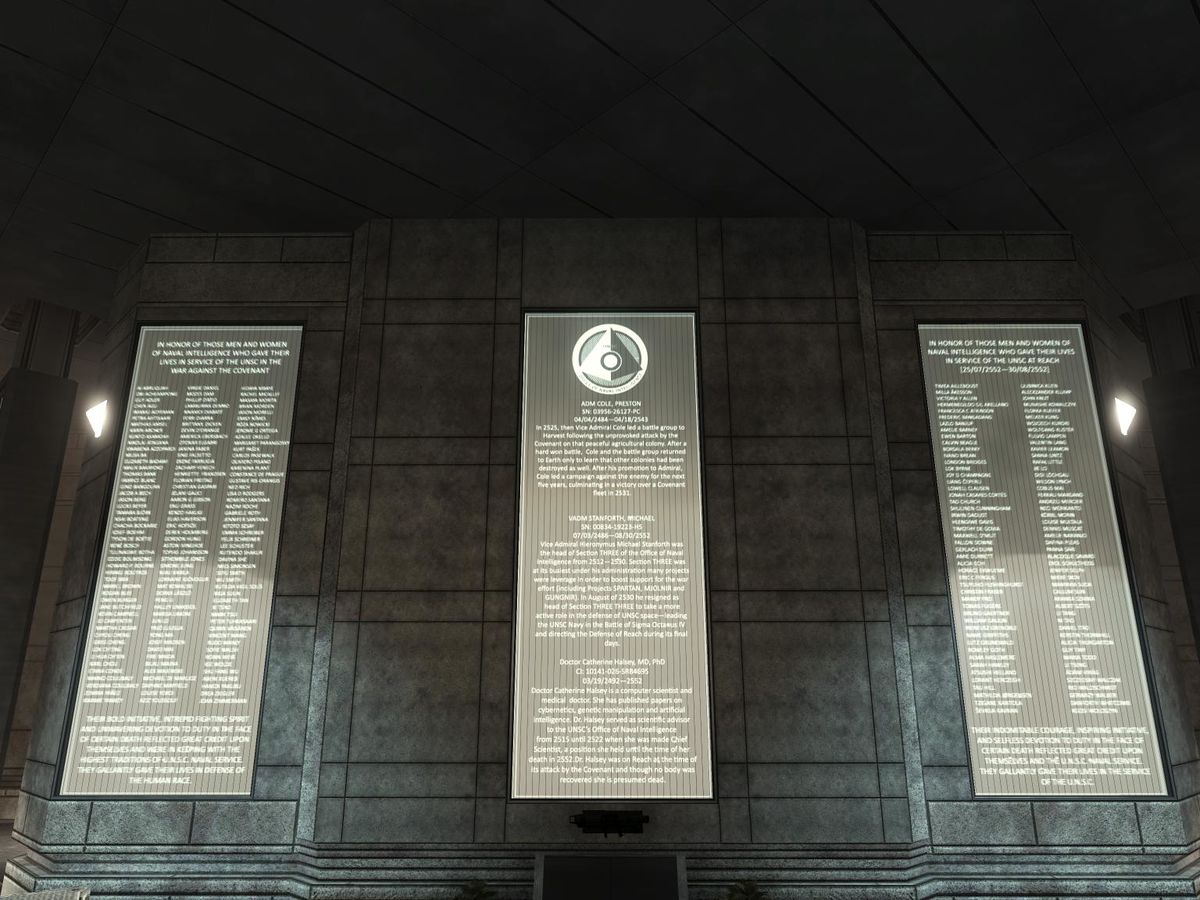Halo Odst Symbols Wall