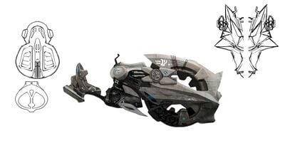 Barukaza Workshop Assault Bike - Vehicle - Halopedia, the Halo wiki